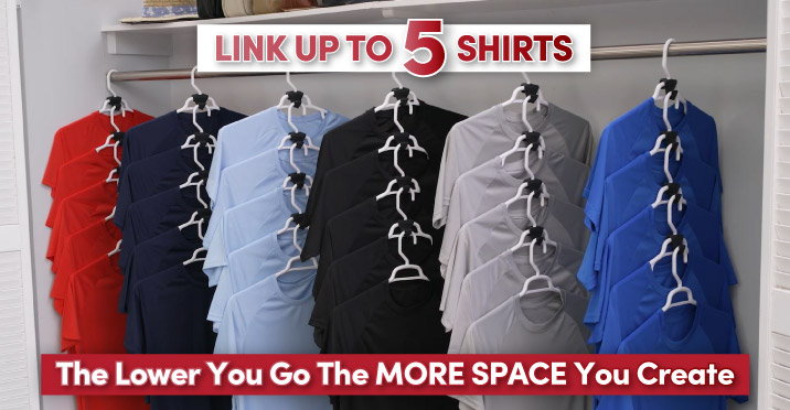 RUBY Space Triangles™ | Saves You Wardrobe Space